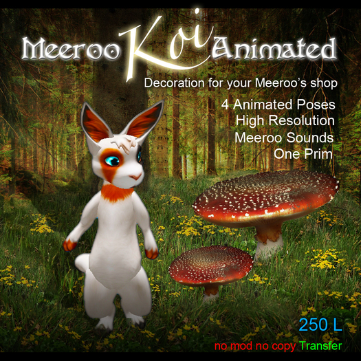 Second Life Marketplace - Meeroo Koi Animated